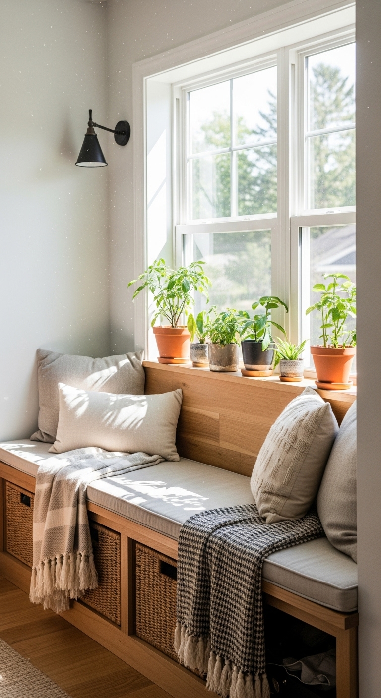 10 small nook corner ideas by a window - Druckhaus Koenig