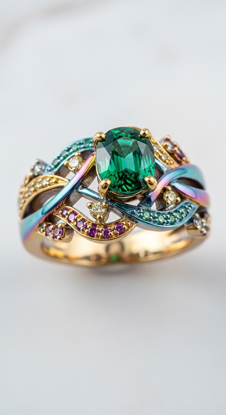 10 Artsy Engagement Ring Ideas - Druckhaus Koenig