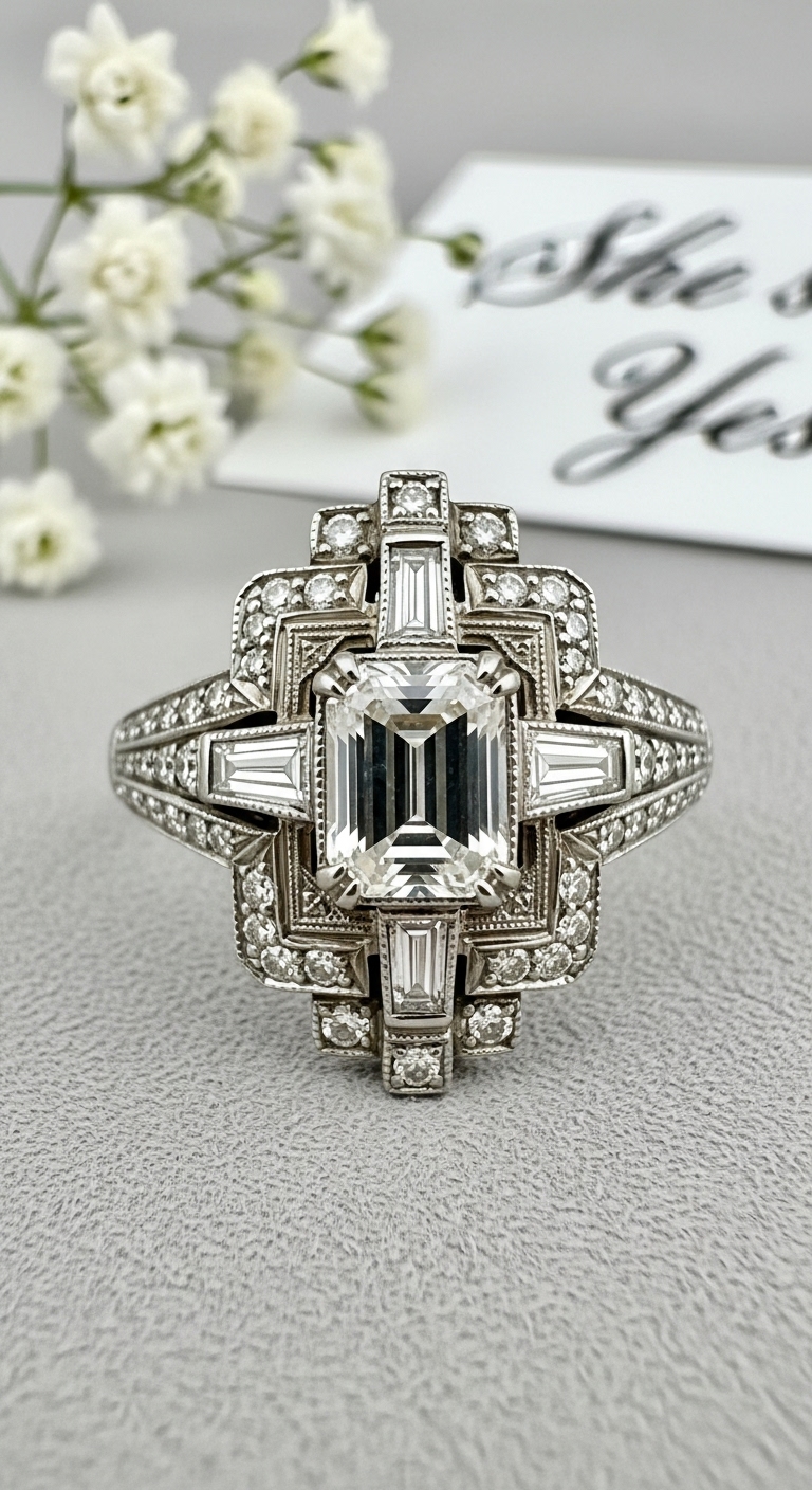 10 Artsy Engagement Ring Ideas - Druckhaus Koenig