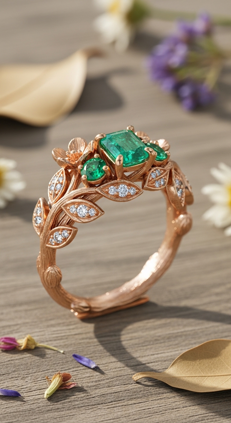 10 Artsy Engagement Ring Ideas - Druckhaus Koenig