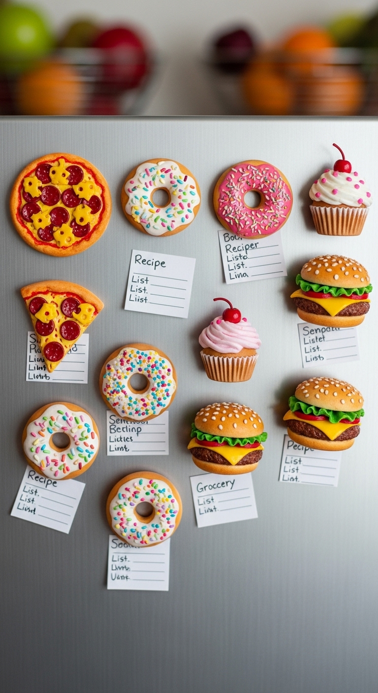 10 Clay Magnet DIY Ideas for the Fridge - Druckhaus Koenig
