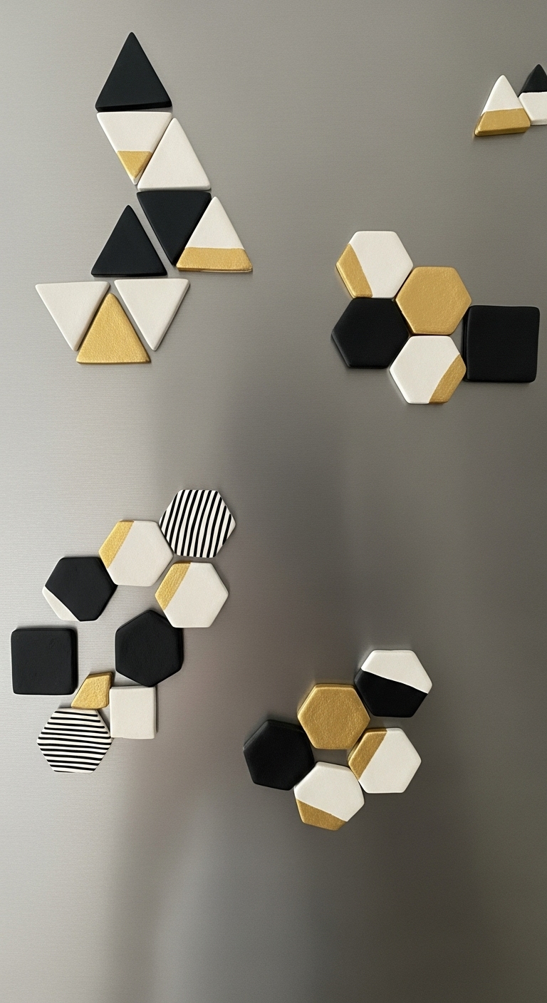 10 Clay Magnet DIY Ideas for the Fridge - Druckhaus Koenig