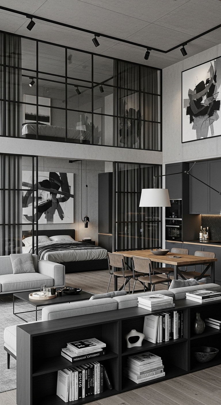 10 Studio Apartment Ideas for Men - Druckhaus Koenig